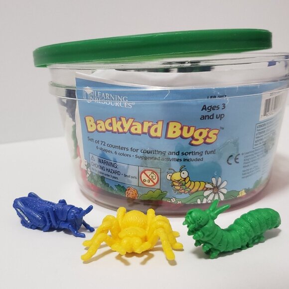 Learning Resources | Toys | Learning Resources Backyard Bugs 72 Math ...